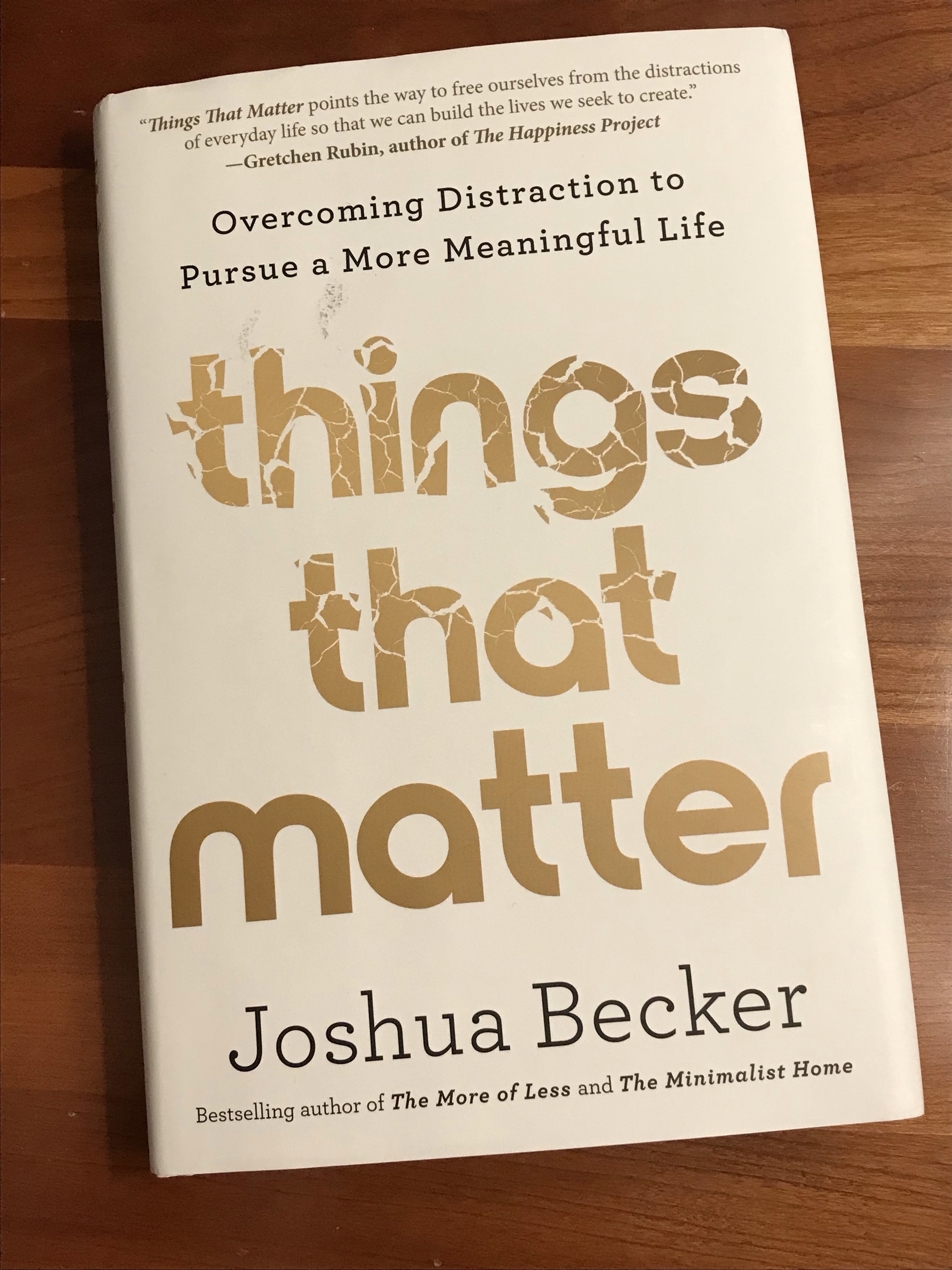 Book Notes: Things That Matter, Chapter 2 | Unruffled Peace